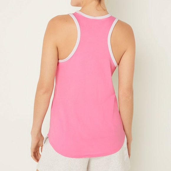 PINK Victoria's Secret | Tops | Victorias Secret Pink Racerback Tank ...